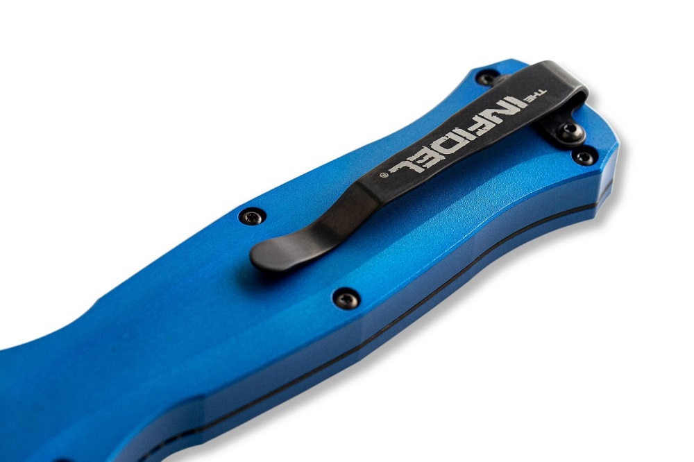 Benchmade Infidel Auto OTF Knife Black Blade, Limited Edition Blue ...