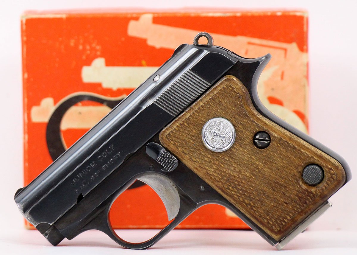 Spanish Colt Junior 22 Short Pistol - Collectible with Box