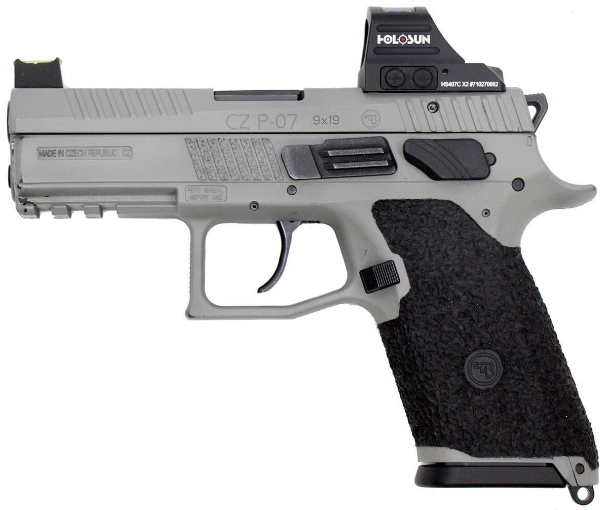 CZ P07 Compact 9mm Pistol - Used in Good Condition Holosun HS407C X2 ...