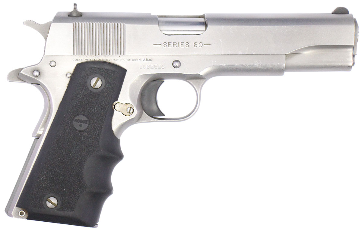 Colt M1991A1 Stainless 45 ACP Pistol - Used in Good Condition with Box 1996