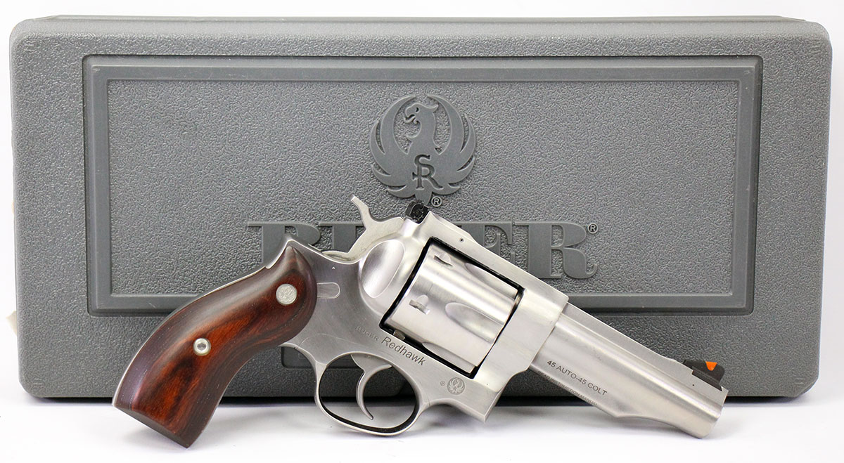 Ruger Redhawk 45LC/ACP Revolver - Used in Good Condition with Box