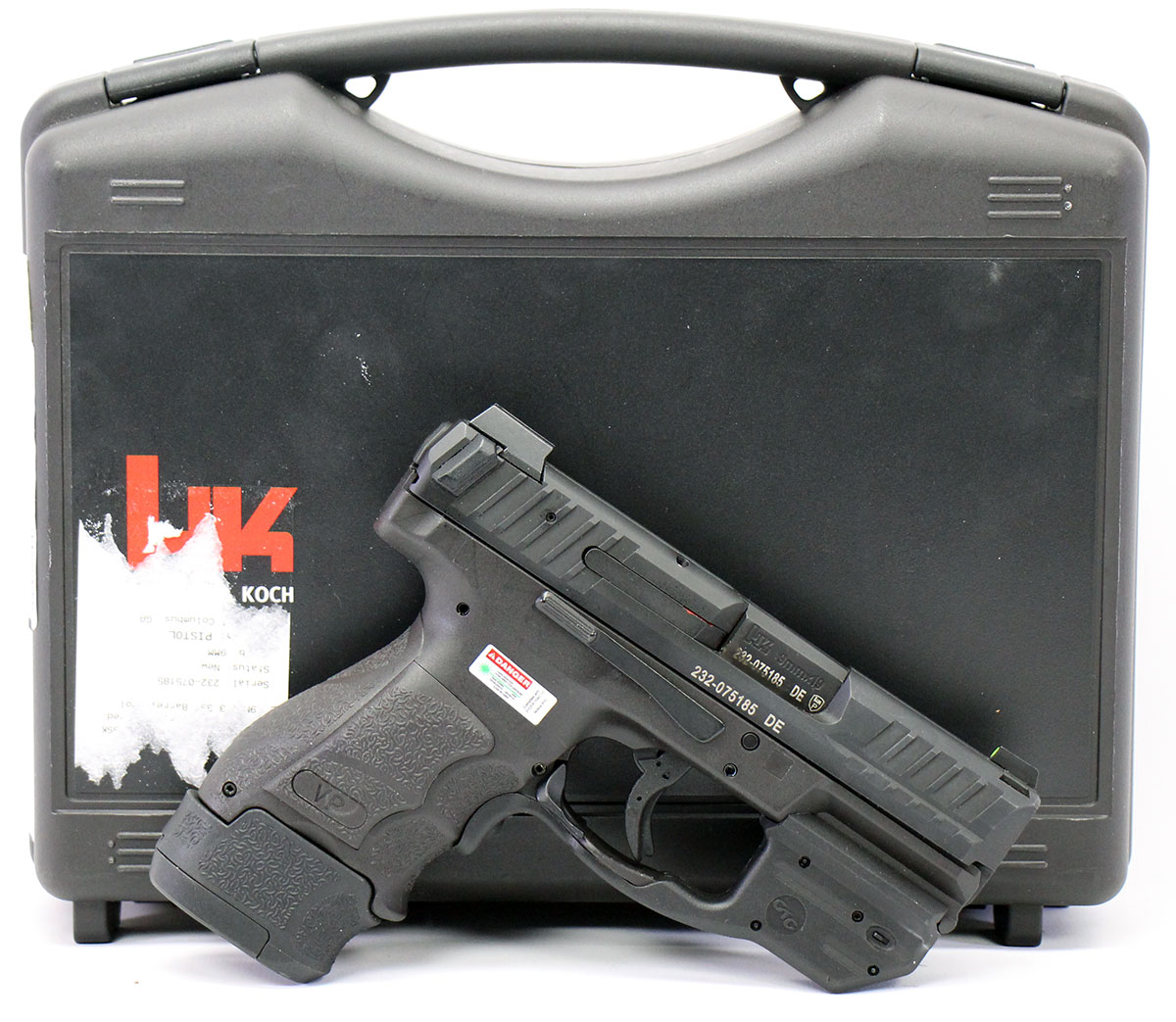 Heckler & Koch VP9SK 9mm Pistol - Used in Good Condition with Box Crimson Trace Laser