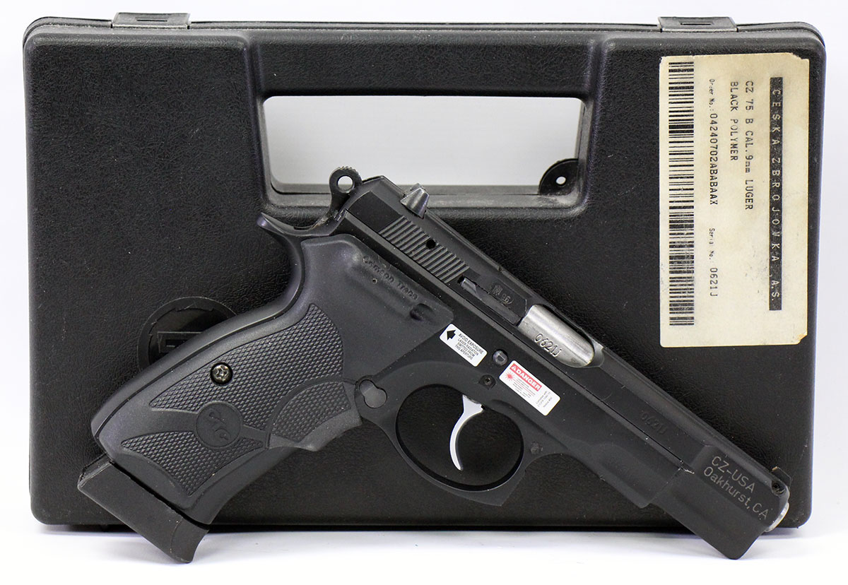CZ 75B 9mm Pistol - Used in Good Condition with Box Crimson Trace Laser