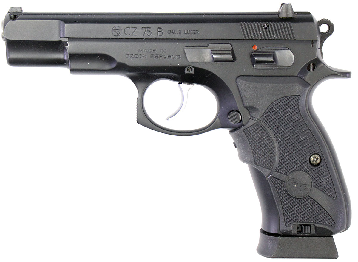 CZ 75B 9mm Pistol - Used in Good Condition with Box Crimson Trace Laser