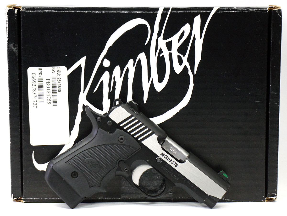 Kimber Micro 9 STG 9mm Pistol - Used in Good Condition with Box