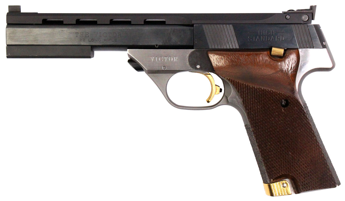 High-Standard Victor 22LR Pistol - Used in Good Condition with Box