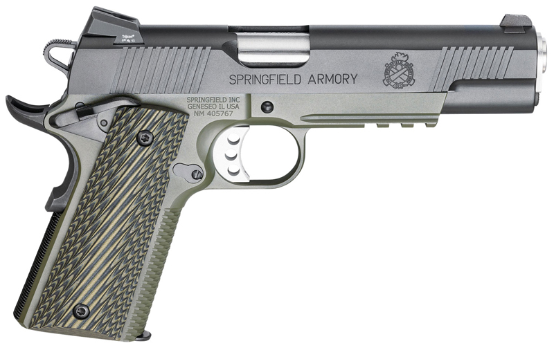 Springfield Armory 1911-A1 Operator Light Rail MC .45 ACP Pistol, 5 ...